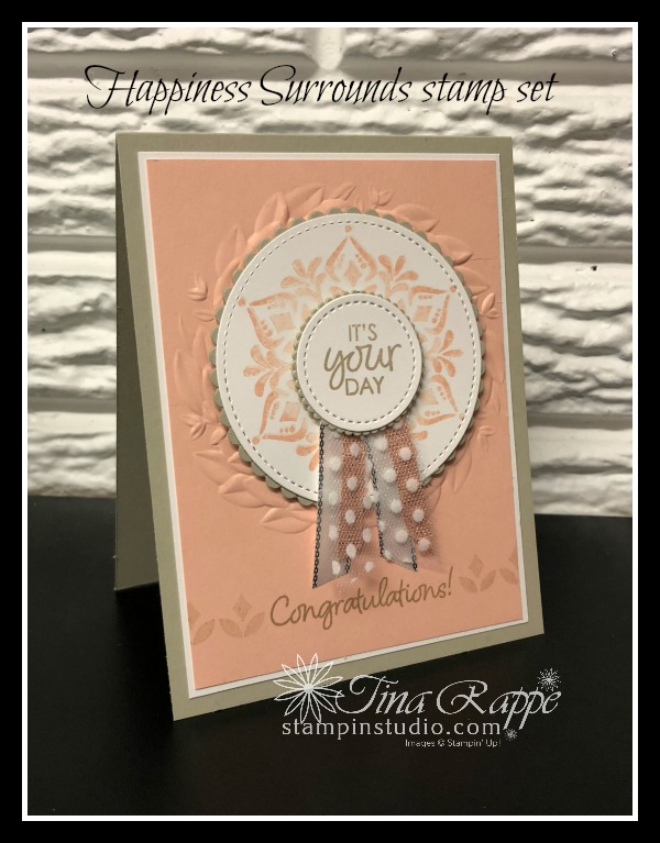 Ombre Stamping with the Happiness Surrounds stamp set - Stampin' Studio