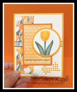 Mother's Day card featuring Flowering Tulips Bundle - Stampin' Studio