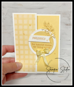 One Happy Family to celebrate a pregnancy - Stampin' Studio