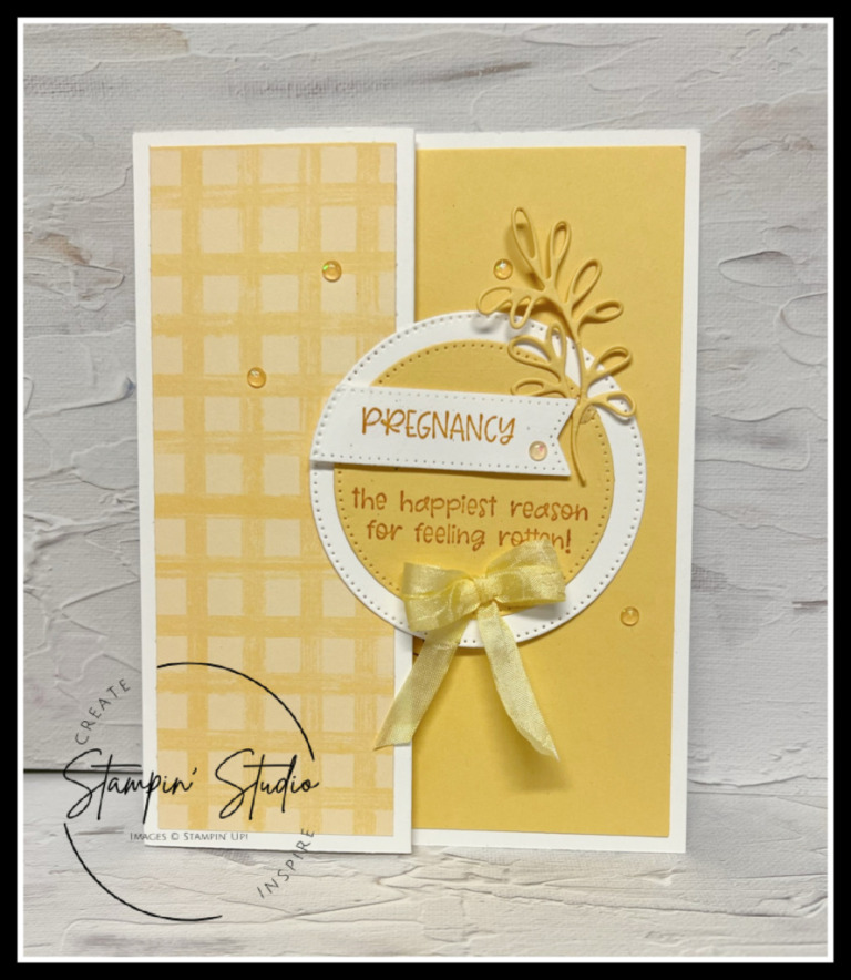 One Happy Family to celebrate a pregnancy - Stampin' Studio