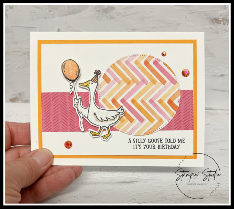 Silly Goose: 2 cards... same lay out - Stampin' Studio