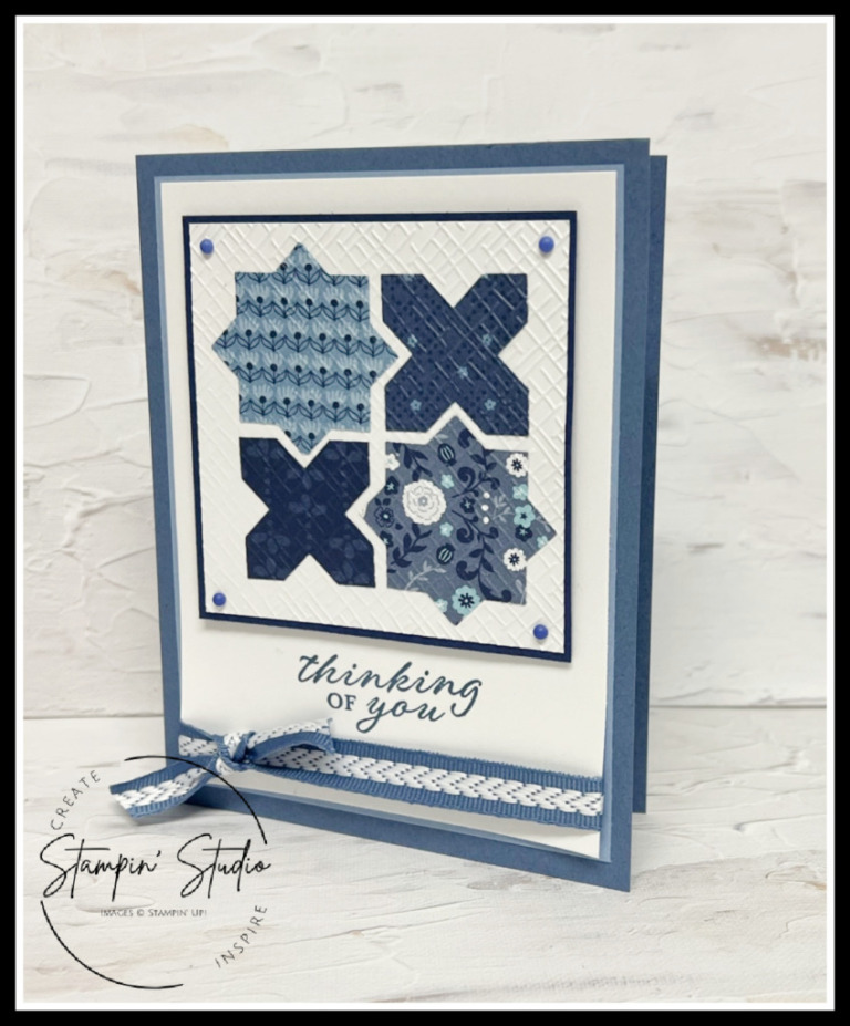 Faux Quilting with the Inked & Tiled Punch Pack - Stampin' Studio